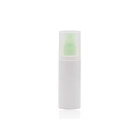 Quality 60ml 100ml Flat Shoulder Overcap Plastic Free Spray Bottle White PET Material for sale