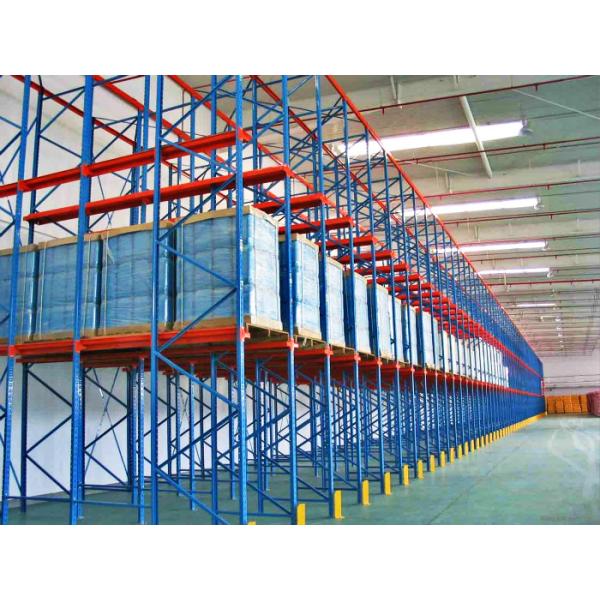 Quality Commercial Metal Racking System , Heavy Duty Drive In Pallet Racking for sale