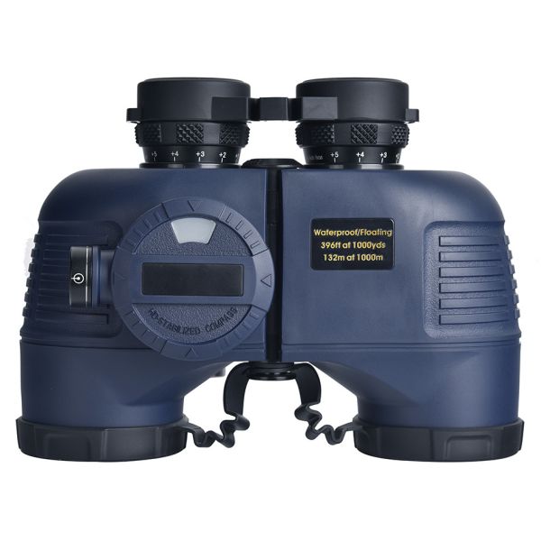 Quality Rubber and Aluminum 7x Magnification Marine Telescope for Outdoor Sports With Compass for sale