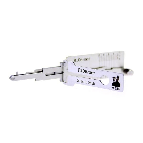 Quality LISHI GM37 Auto Locksmith Tools 2 in 1 Pick Lishi GM37 /B106 Lock Pick and for sale