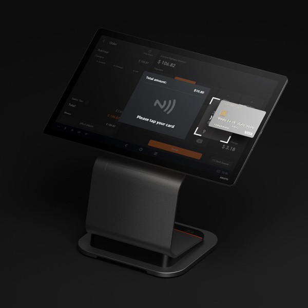 Quality 15.6 FHD Dual Screen POS System Android 13 NFC Desktop POS Machine for sale