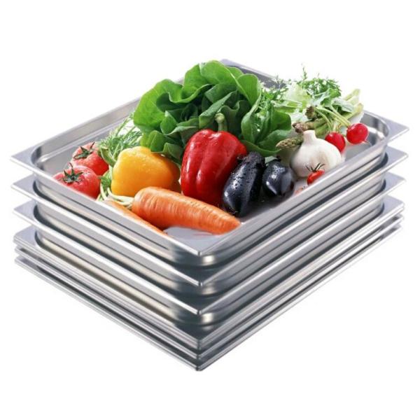 Quality 650x530mm Stainless Steel Food Service Pans Hotel Restaurant Supplies for sale