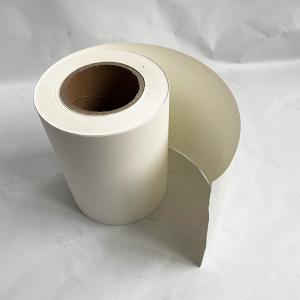 Quality 120G Semi Gloss Paper Low Temperature Label with 80G White Glassine Paper for sale