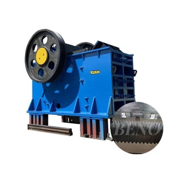 Quality Hard Rock Concrete Jaw Crusher Low Vibration 100 TPH for sale