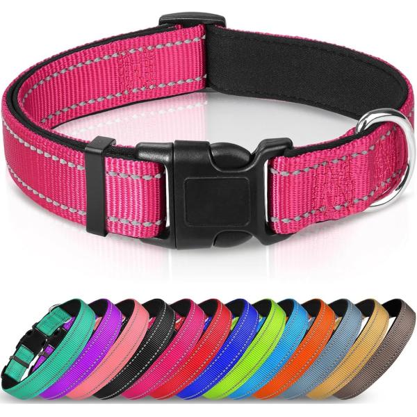 Quality Adjustable Waterproof Flashing Light Up Dog Collar for Nighttime Walking for sale