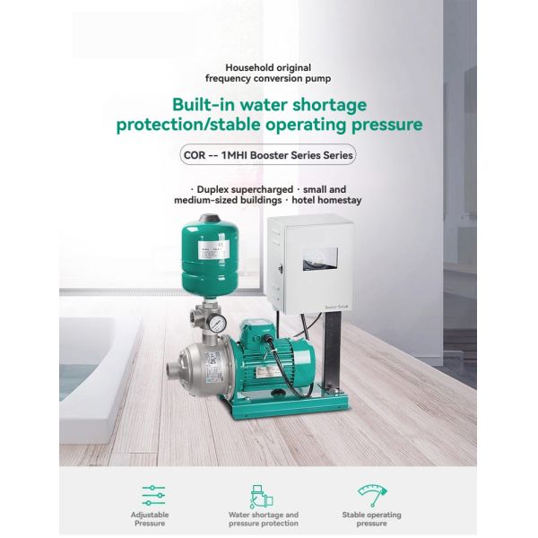 Quality Hotel Bath Variable Frequency Water Supply Booster Pump for Hot Water Supply for sale
