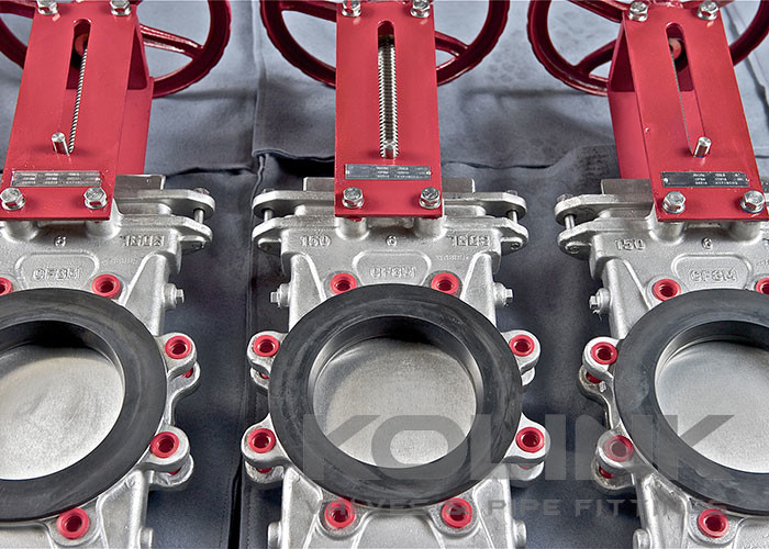 Quality Through Conduit Slurry Knife Gate Valve 2-24 Inch DN50-600 for sale