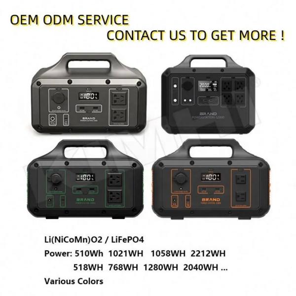 Quality 2000w Portable Power Station , Blade Battery Solar Generator for sale