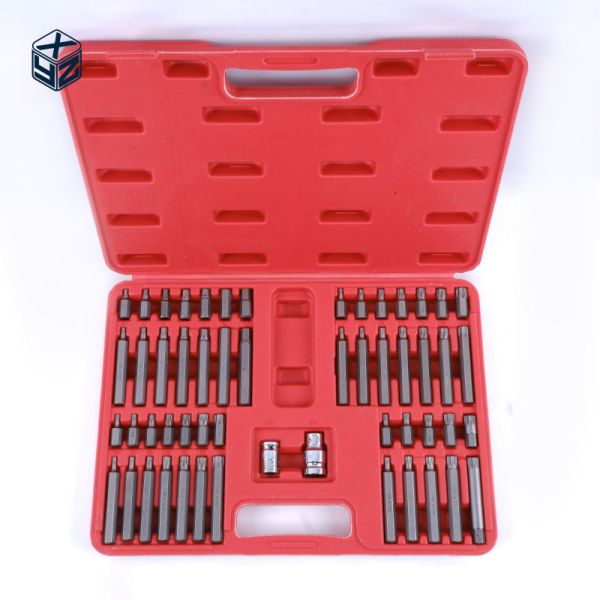 Quality Customized Logo Alloy Steel CRV Material 54pcs Plastic Box Bits Set for High for sale
