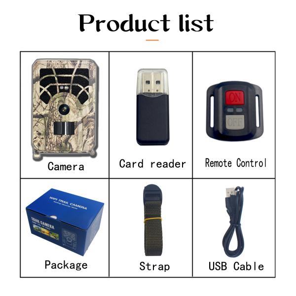 Quality PR300A WIFI Hunting Camera 24MP 1296P for sale