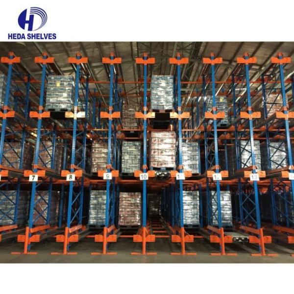 Quality Radio Pallet Shuttle Racking System 800 900 1000 1200mm Commercial Shelving for sale