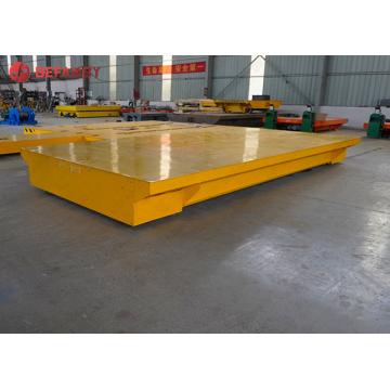 Quality Metal Industry Cast Steel Wheel Battery Transfer Carts On Rail for sale