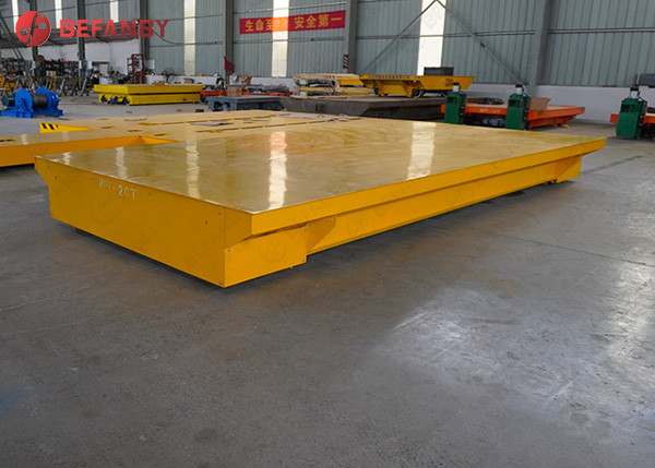 Quality Metal Industry Cast Steel Wheel Battery Transfer Carts On Rail for sale