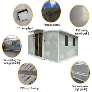 Quality White or Customized Color Steel Prefabricated House Expandable Container Modular for sale