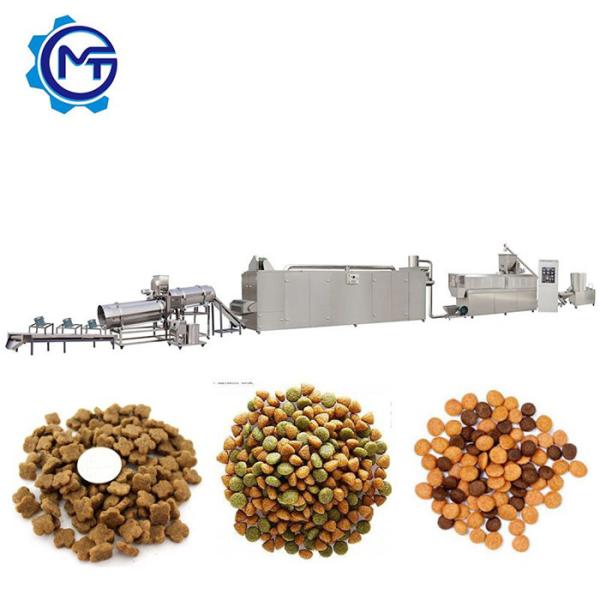 Quality 45kw Pet Food Processing Line Double Screw Extruder Machine Silk Road65 for sale