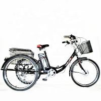 Quality 24" Rear Hub Motor Steel Frame 7speeds 36V350W 35KM/H Unisex Adult Electric for sale