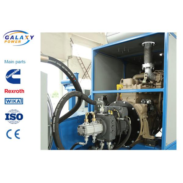 Quality Extra Shaft Hydraulic Puller Tensioner Max Intermittent Pull 40KN 77kw Diesel for sale