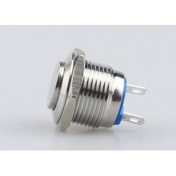Quality High Head 16mm Stainless Steel Push Button Switch Waterproof Easy Installation for sale