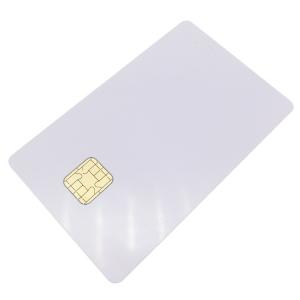 Quality ISO 7816 CR80 Contact RFID Smart Card With SLE4442 FM4442 Chip Card for sale