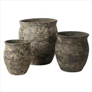Quality Stylish Cement GRC Planter Pots Frost Proof With Drainage Holes for sale