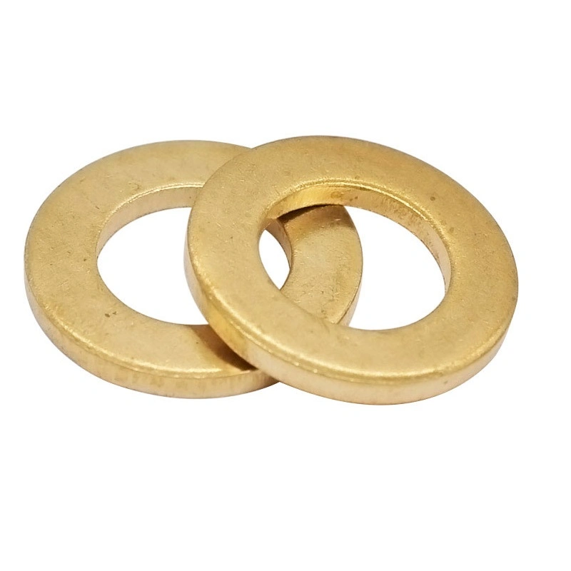 DIN 125 Plain Round Brass Material Flat Washer Screw Bolt Electrical Connections Fasteners