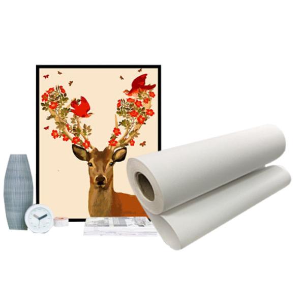 Quality Digital Inkjet Waterproof Polyester Fabric Roll Matte Surface for sale