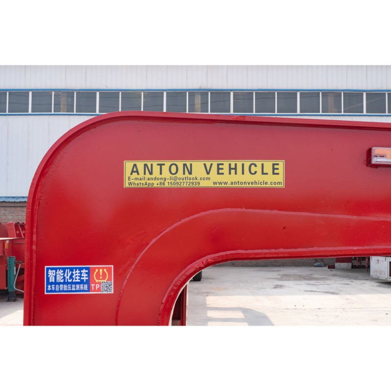 High-Strength Multi Flat Truck Low Flat/ Low Bed Semi-Trailer 70--100 Tons for Export