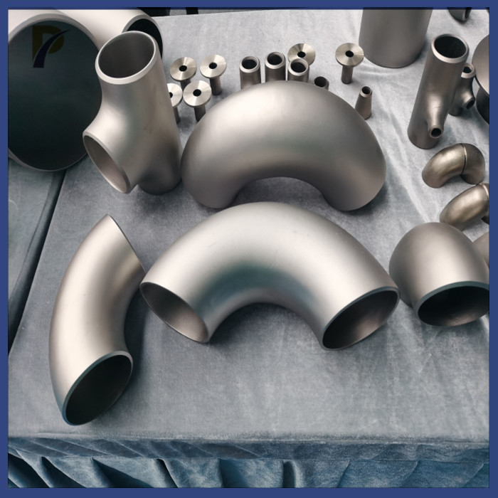 Gr1 Gr2 Gr7 Gr12 Titanium Alloy Elbow 45 Degree 90 Degree 180 Degree ...