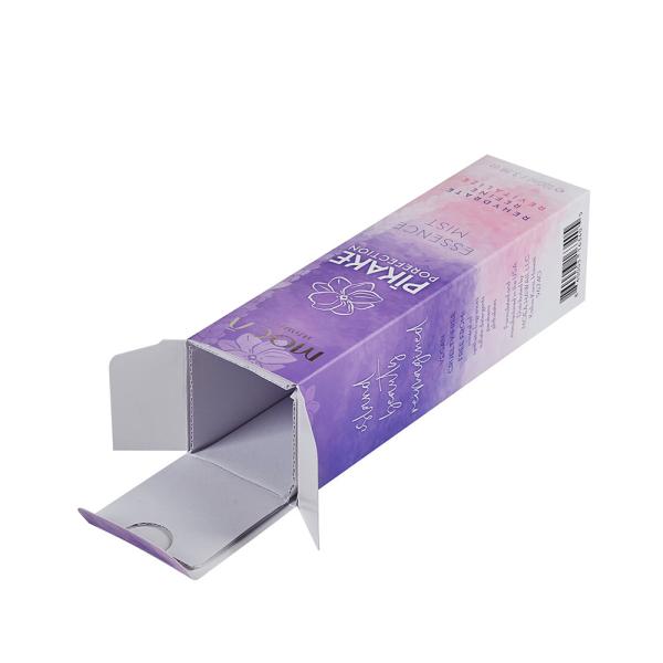 Quality Gloss UV Coating Cosmetic Skincare Box Packaging With Custom Design for sale