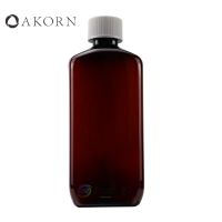 Quality PET 16oz 500ml Oral Solution Cough Syrup Plastic Bottle Silk Screen Printing CRC for sale