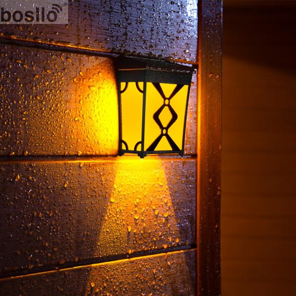 Quality ABS Material Outdoor Wall Lights Waterproof Retro Solar Light for sale