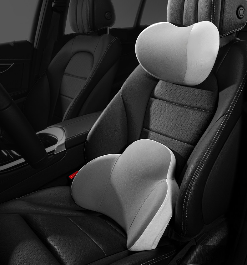 Quality Oblong Memory Foam Backrest Cushion for Car or Office Ergonomic Lumbar Support for sale