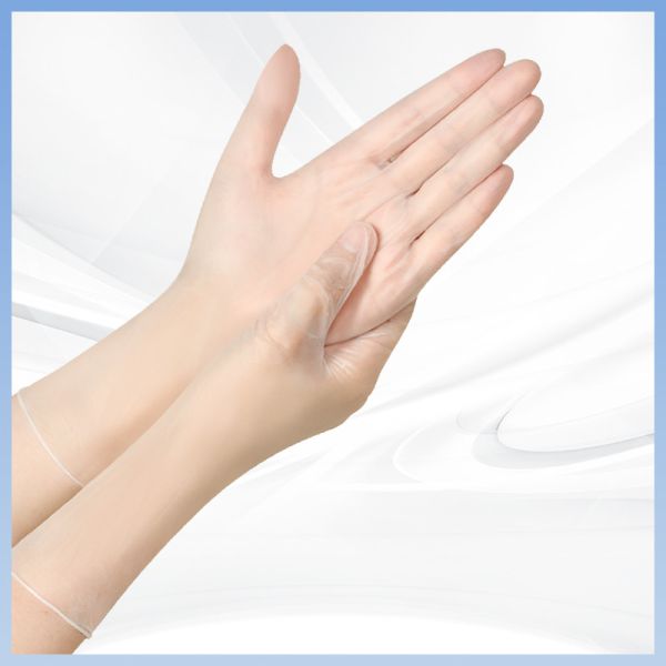 Quality OEM Transparent Disposable PVC Gloves Protective Disposable Exam Gloves for sale