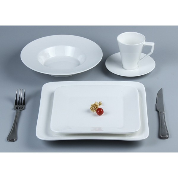 Quality Five Star Hotel Heat Resistant Ceramic Dinnerware Set 20Pcs for sale