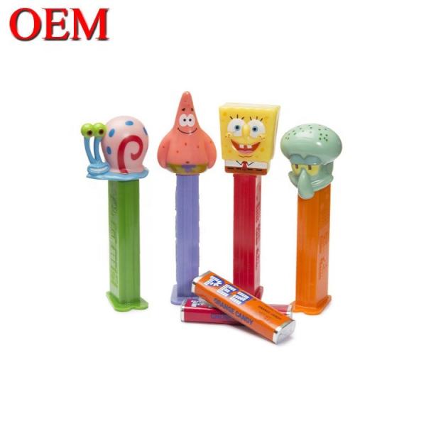 Quality Customized 3D Cartoon Toy Hellokitty Plastic Candy Dispenser Oem Candy Packs for sale