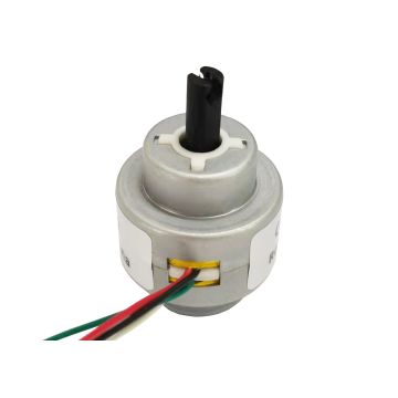 Quality Custom Shaft Linear Stepping Motor 15 Degree Step Angle 12V 25mm Diameter for sale