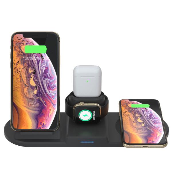 Quality 3 In 1 Wireless Charger Dock Station 10W 15w Qi Wireless Charging Thermostatic Cup for sale