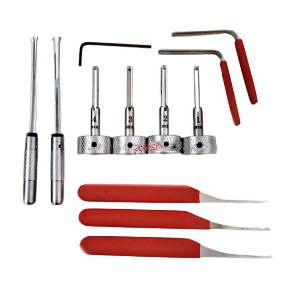 Quality Stainless Steel Locksmith Pick Tools for Strongbox Safe Unlocking Set for sale