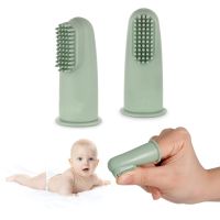 Quality Baby Tooth Cleaning Silicone Finger Brush For Newborn Infants 360 Degree 3.5g for sale