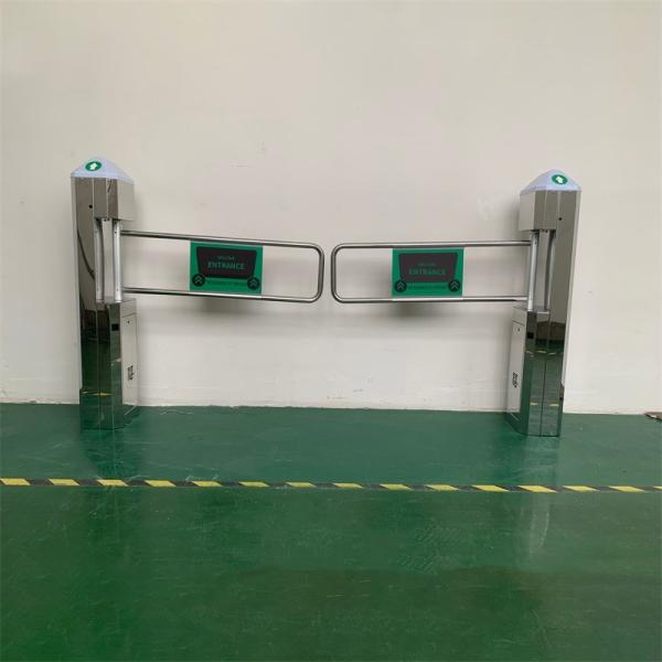 Quality Mirror Stainless Steel Radar Infrared Induction Automatic Swing Turnstile for sale