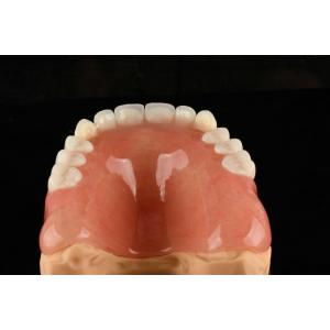 Quality Natural Looking Acrylic Full Dentures Artificial Acrylic Teeth For Long Lasting for sale
