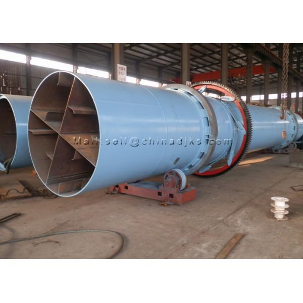 Quality Carbon Steel 8mm Thickness 500kg/H Industrial Rotary Dryer for sale