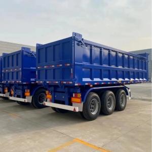 Quality Steel 2/3/4 Axles Hydraulic Tipper RC Truck Semi Trailer with Tandem Axle Dump for sale