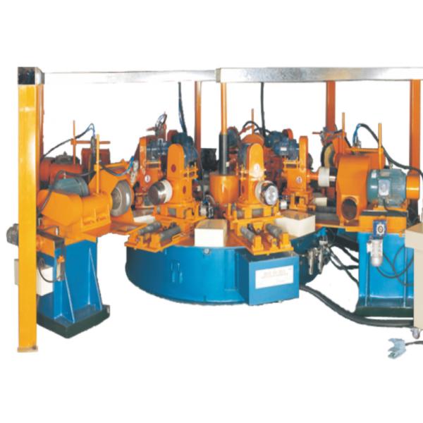 Quality Stainless Steel Turntable Cookware Polishing Machine Multi Station ISO Certified for sale
