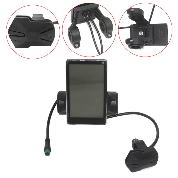 Quality Waterproof M5 LCD Screen Display OUXI V8 Electric Bike Accessory for sale