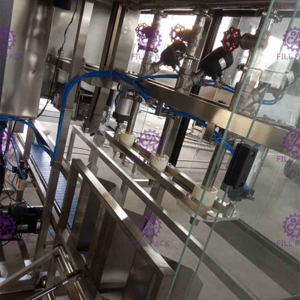 Quality Touch Screen 3 Road 450BPH Jar Water Filling Machine for sale
