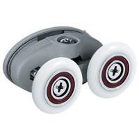 Quality SS304 Plastic Sliding Door Rollers 30kg Capacity For Wardrobe for sale