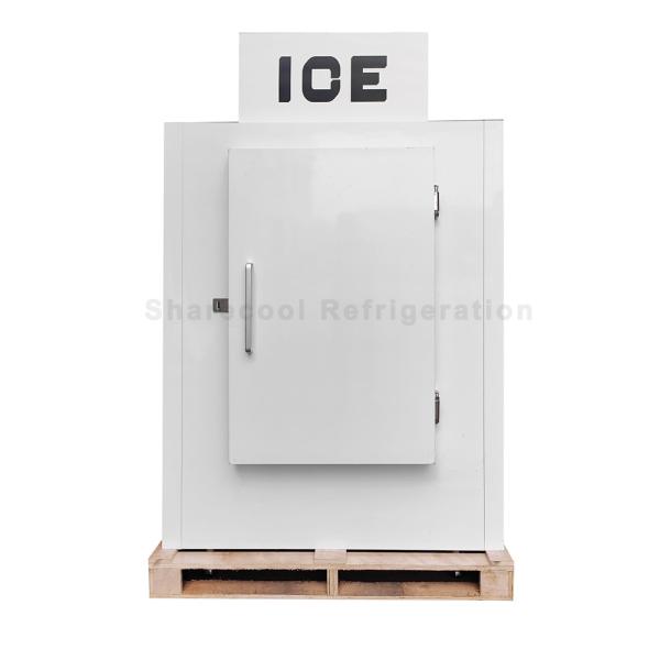 Quality Solid Door R404a Cold Wall Ice Merchandiser Bagged Ice Storage Freezer for sale