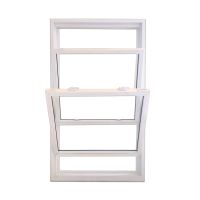Quality Sliding UPVC Double Hung Window Ventilator 30X60 Vinyl Glass for sale