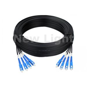 Quality 100M Length G657A 4 Core SC Fiber Optic Cable Singlemode Duplex for High-Speed for sale